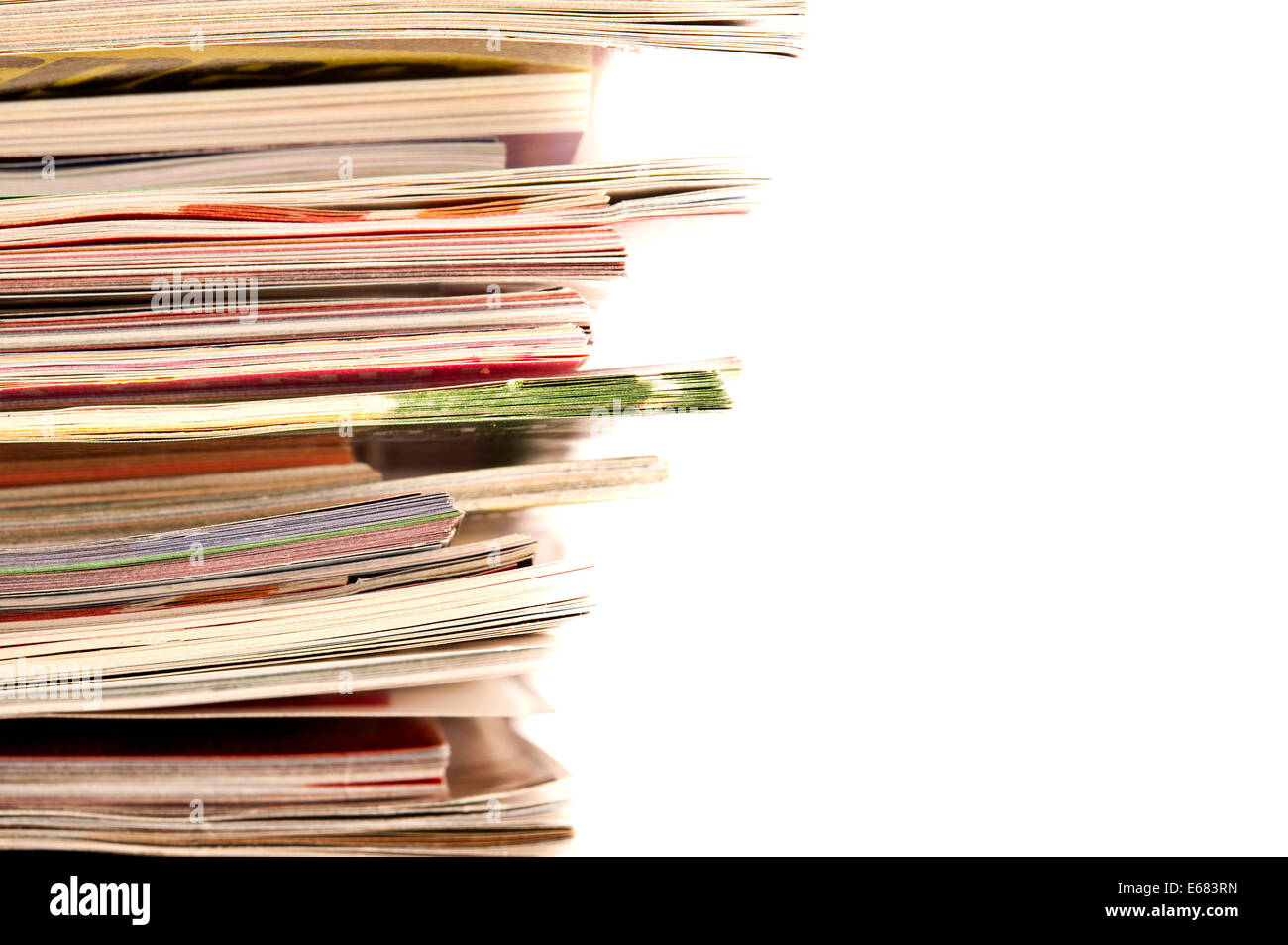stack of magazines Stock Photo - Alamy