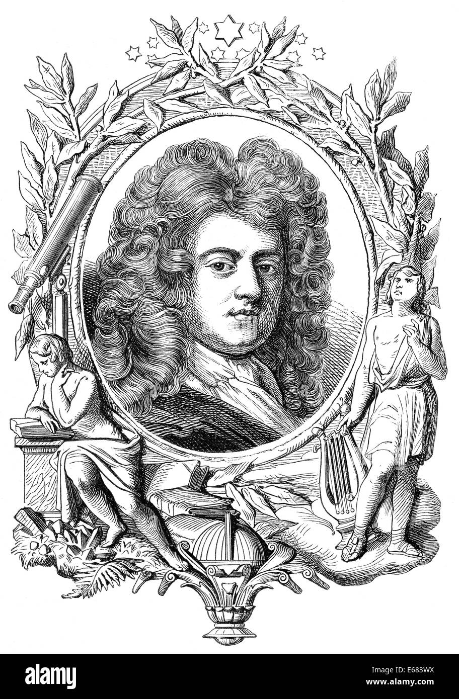 Sir Godfrey Kneller oder Gottfried Kniller, 1st Baronet, 1646-1723, the ...