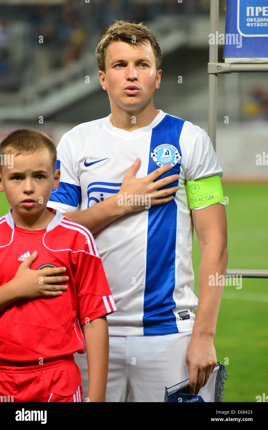 Ruslan Rotan during the match between Metalurg and Dnipro at Stadium ...
