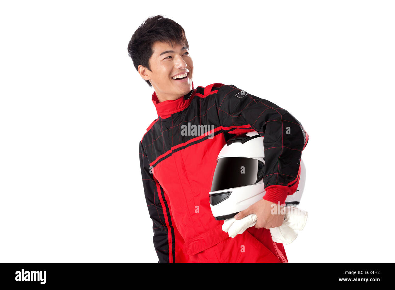 Young race car driver Stock Photo - Alamy