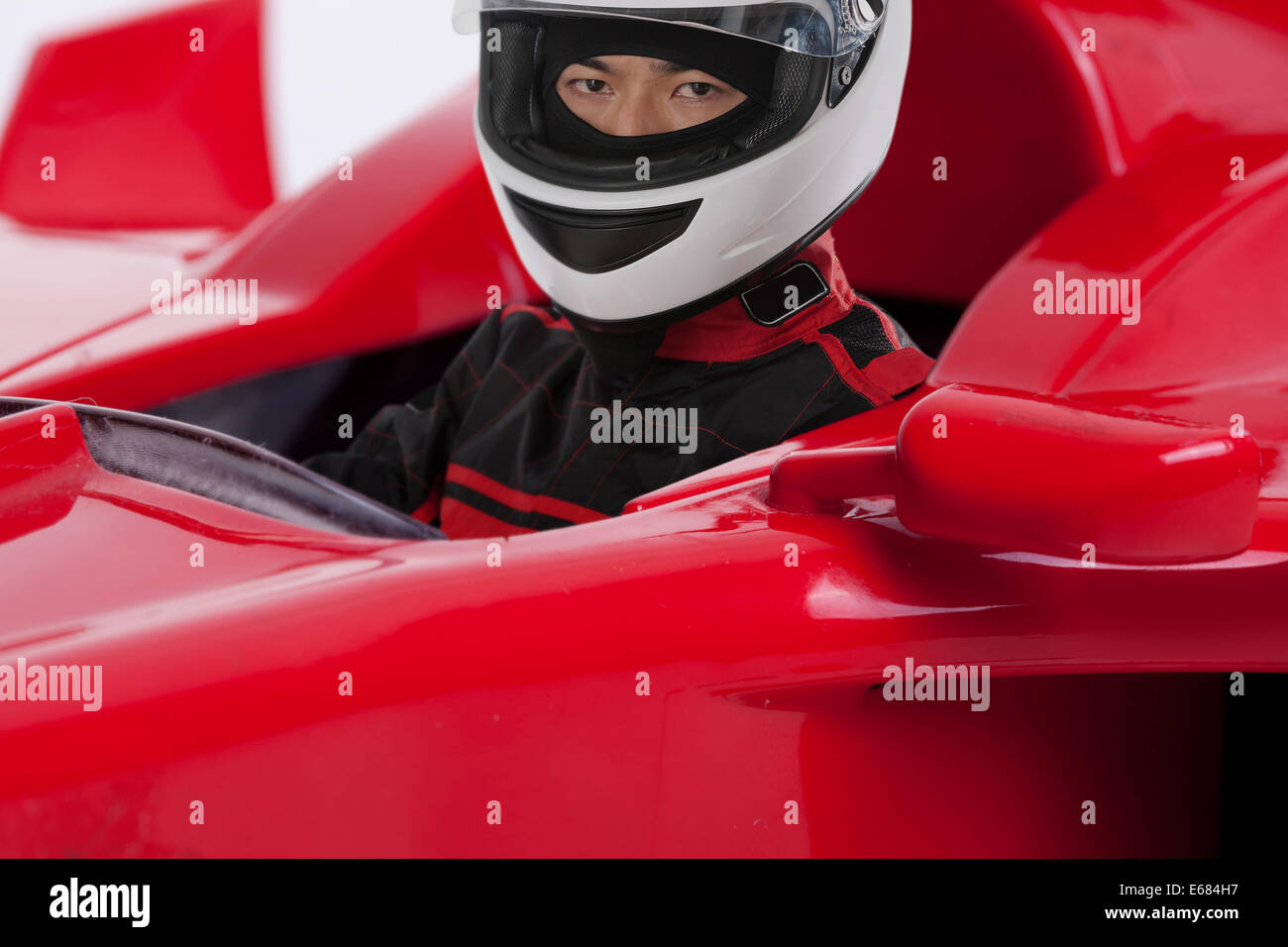 Young race car driver Stock Photo - Alamy