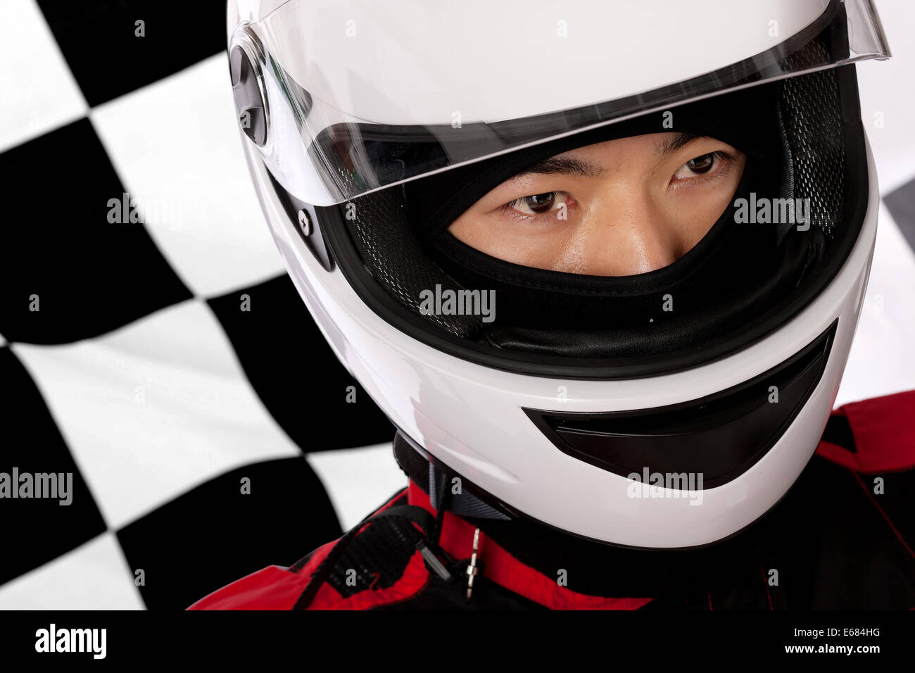 Young race car driver Stock Photo - Alamy