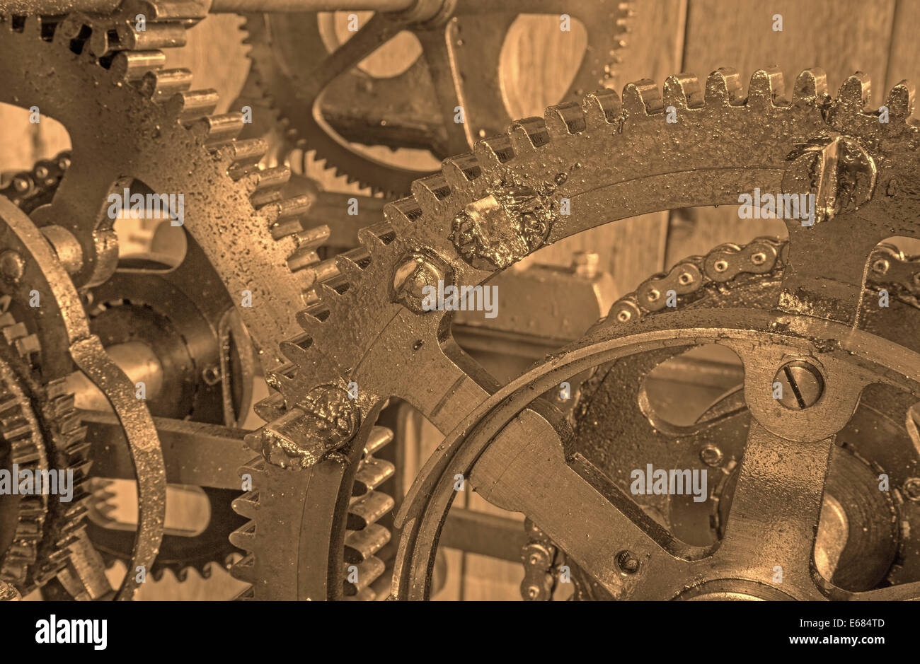 Mechanism of cogwheel hi-res stock photography and images - Alamy