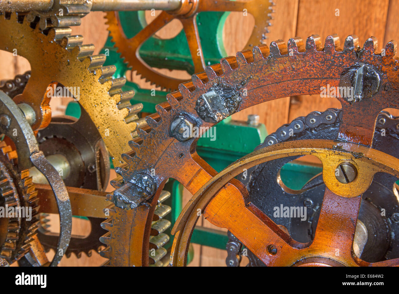 Mechanism of cogwheel hi-res stock photography and images - Alamy