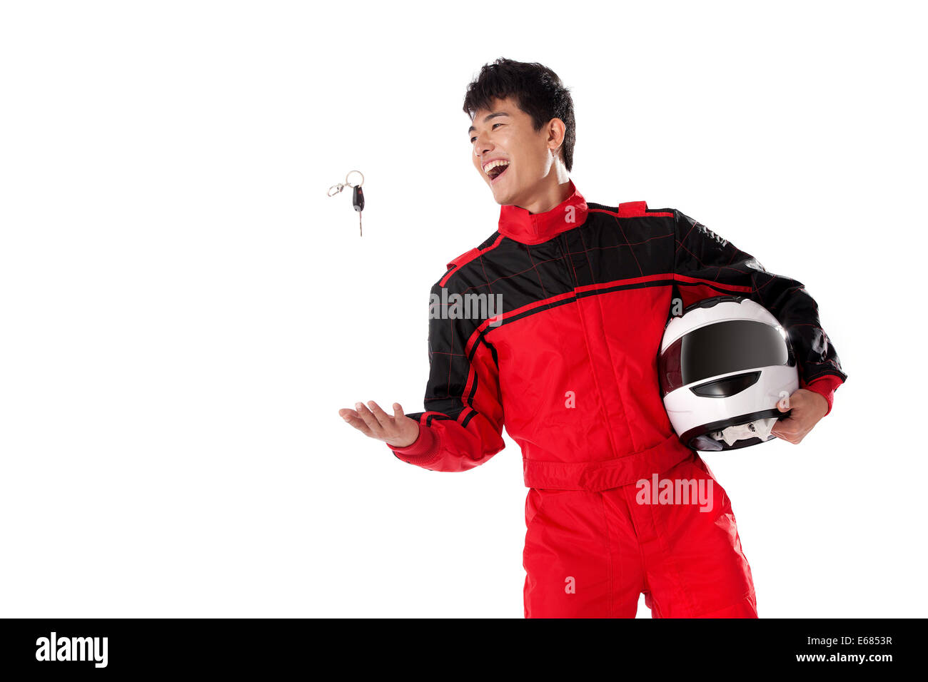 Young race car driver Stock Photo - Alamy