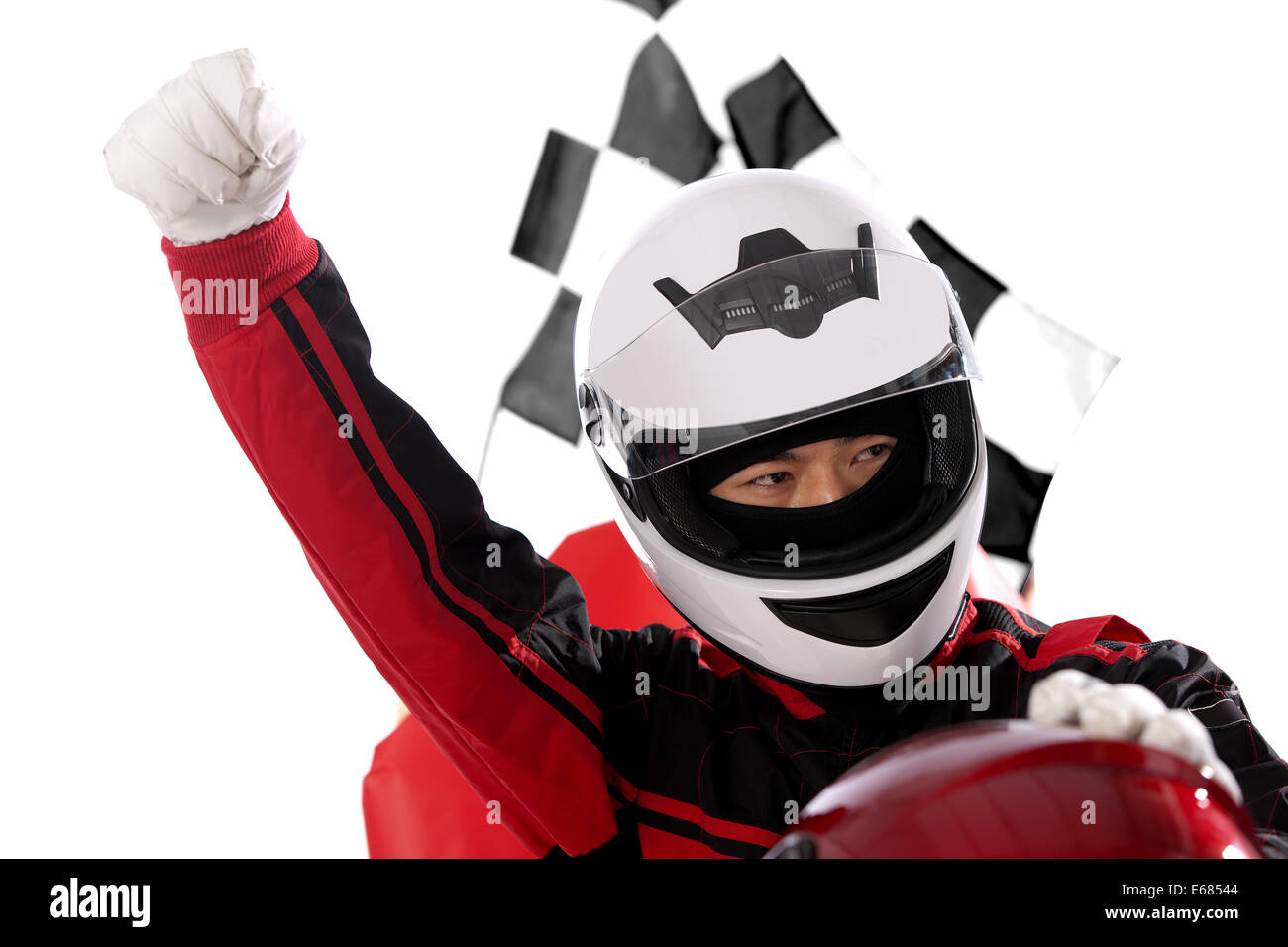Young race car driver Stock Photo - Alamy