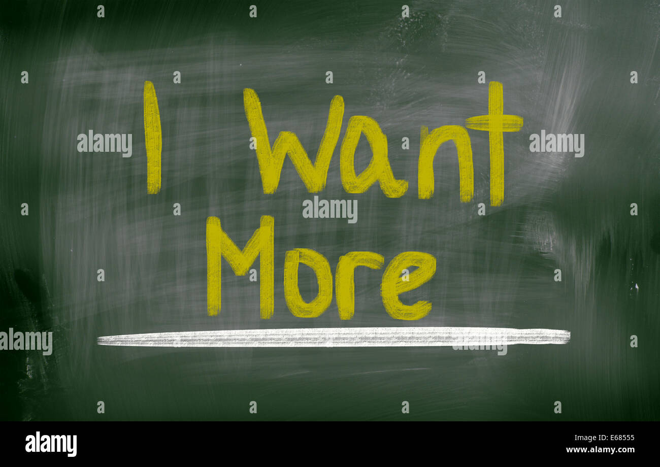 Concept Handwritten With Chalk - Color Image Stock Photo - Alamy