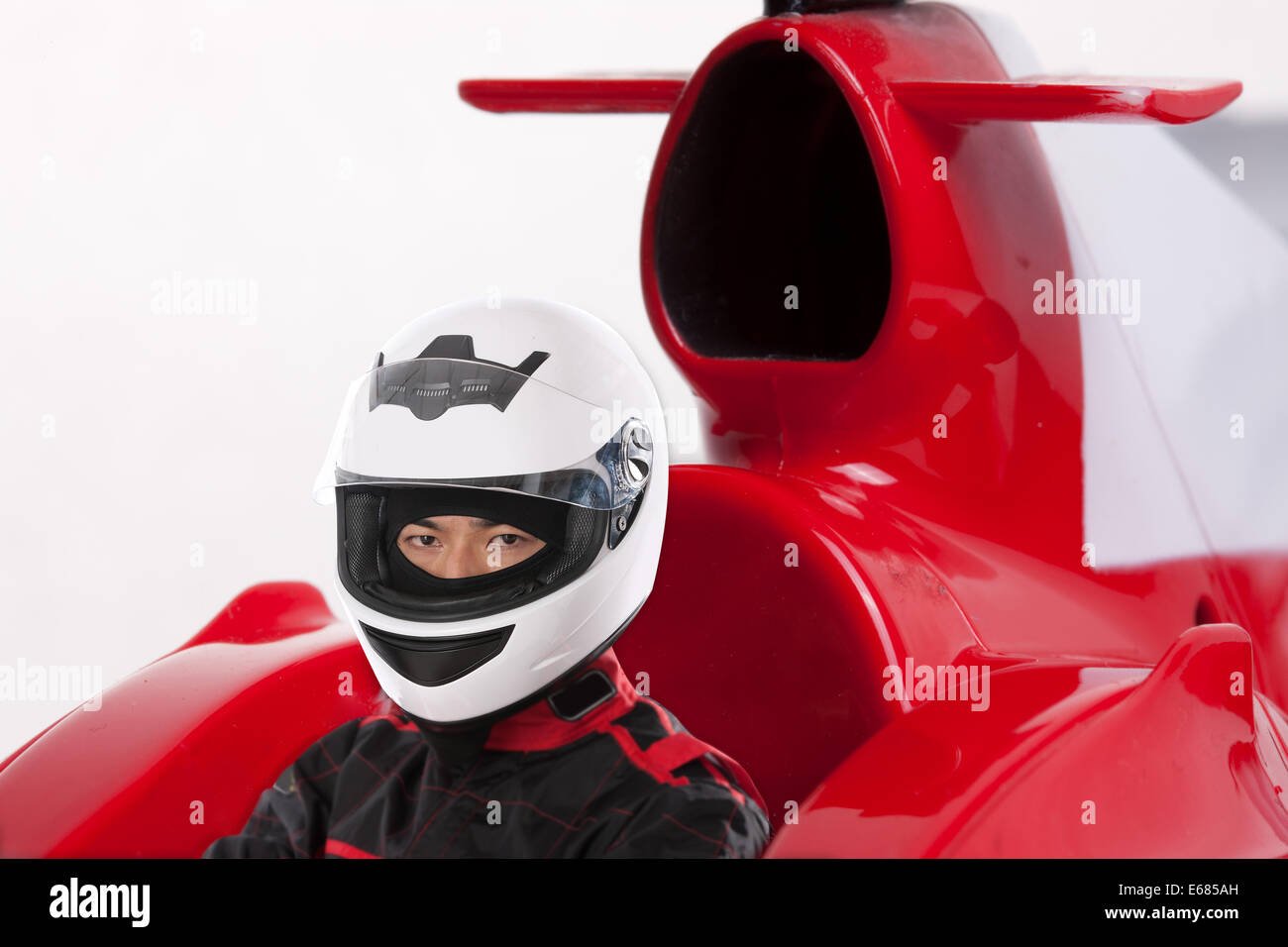 Young race car driver Stock Photo - Alamy