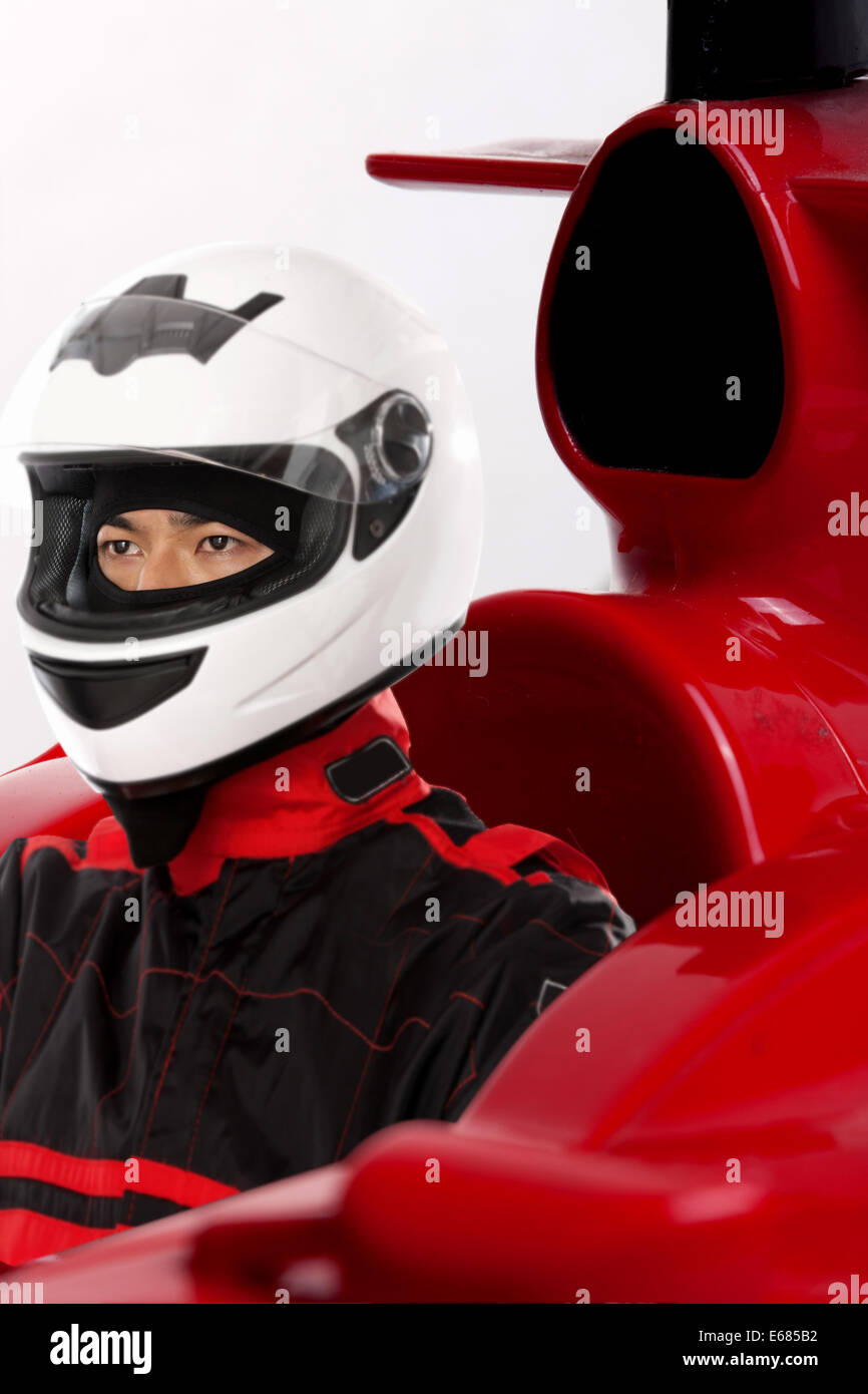 Young race car driver Stock Photo - Alamy