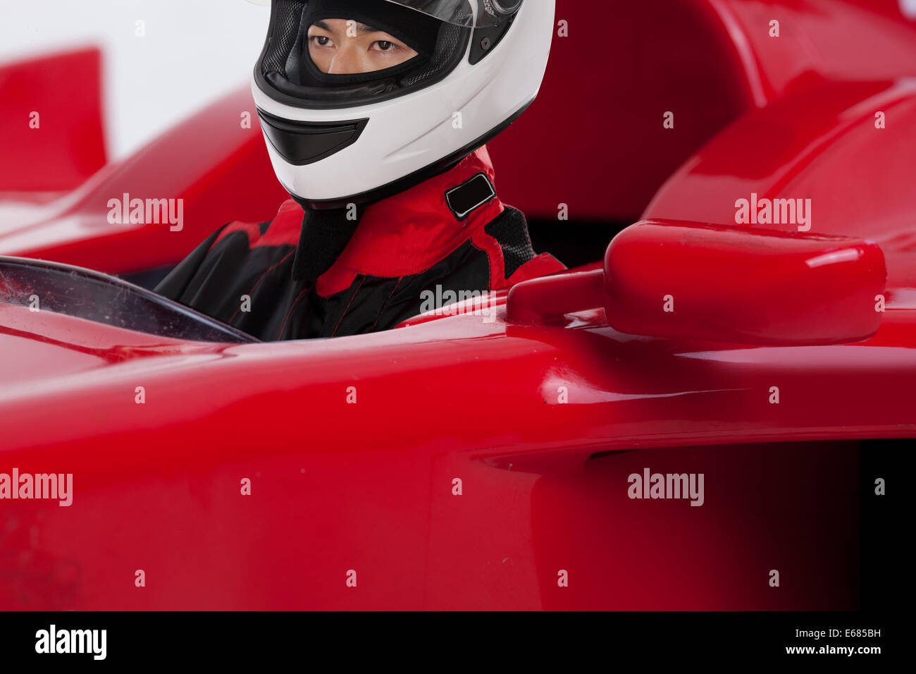 Young race car driver Stock Photo - Alamy