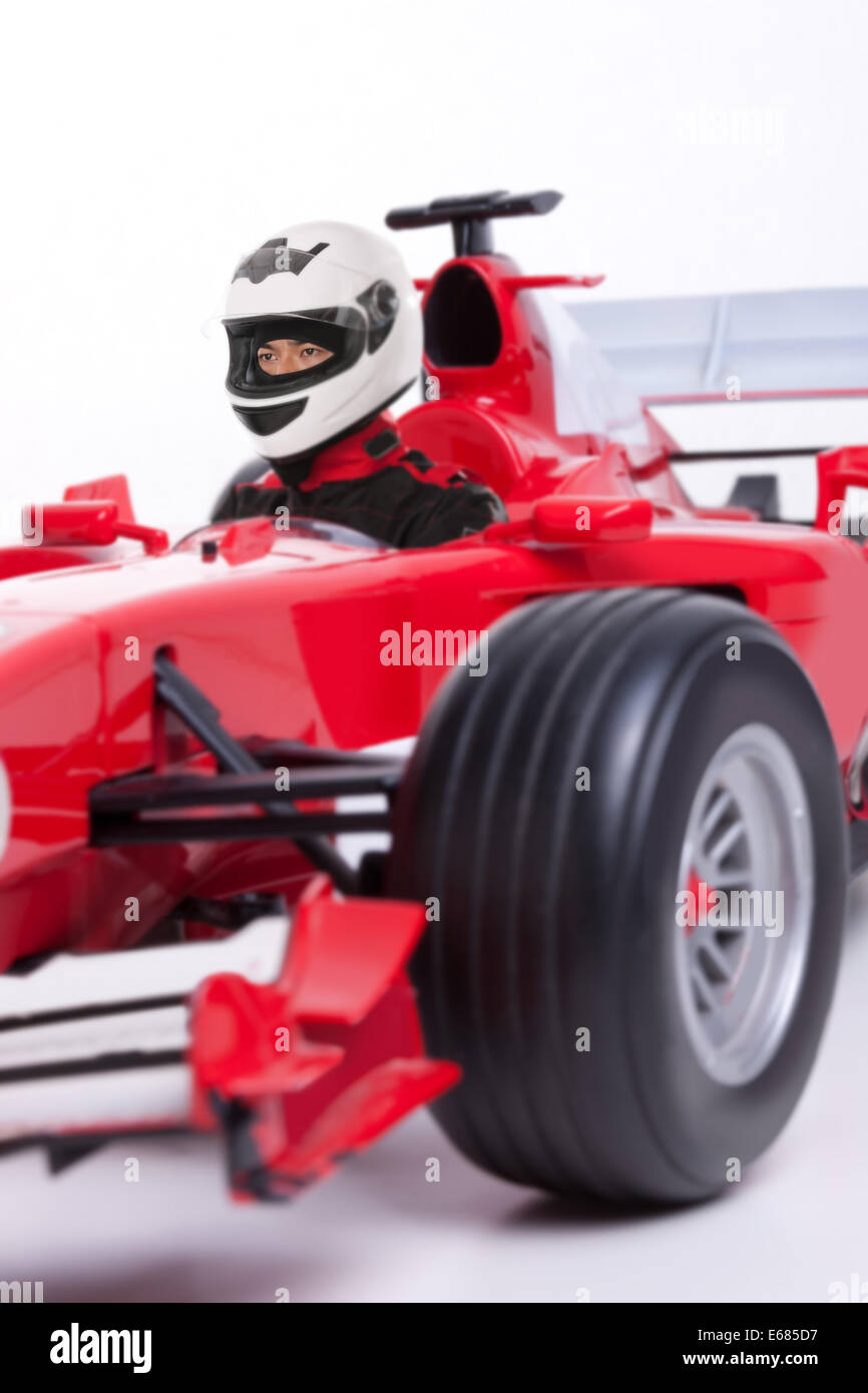 Young race car driver Stock Photo - Alamy