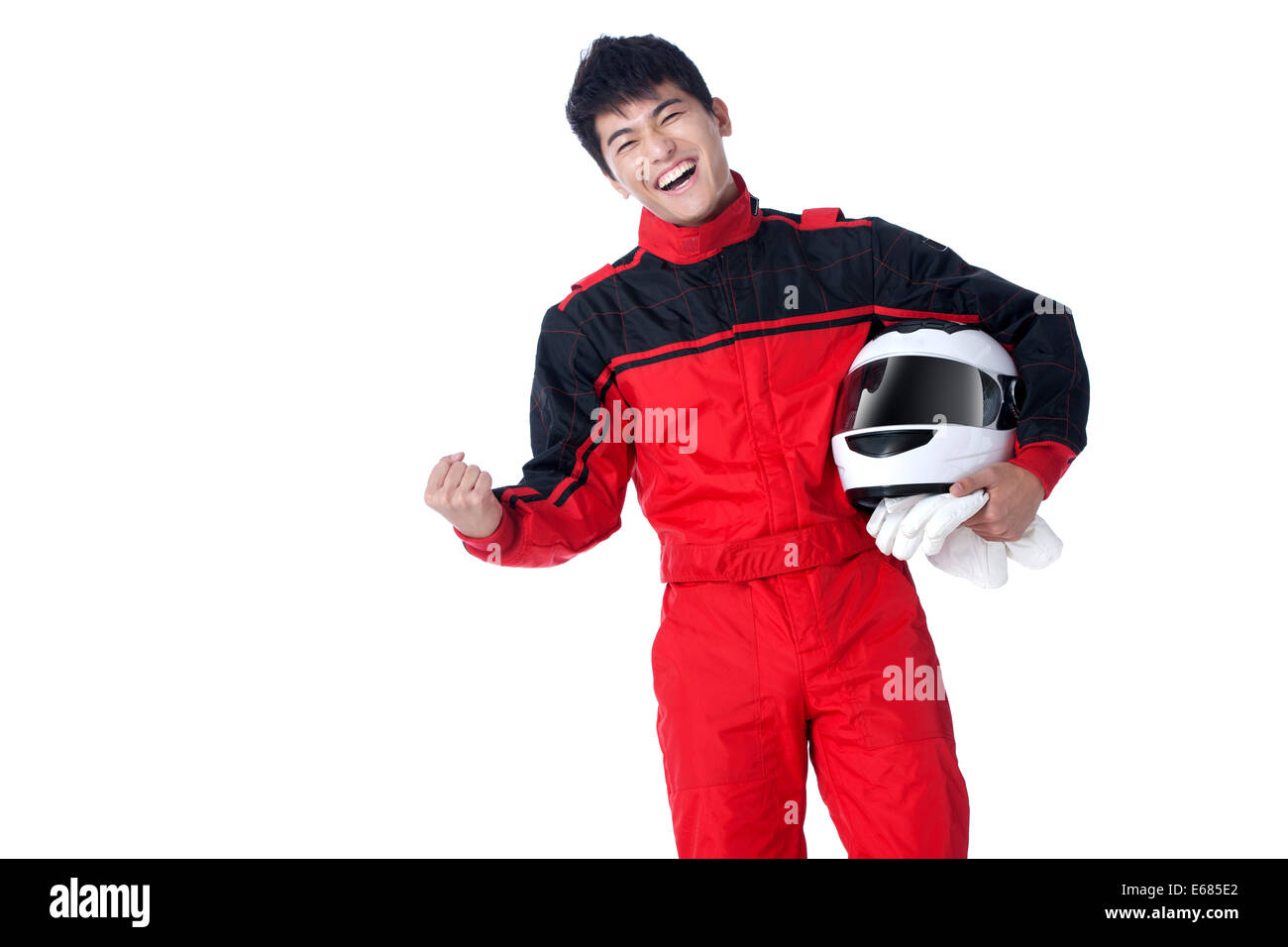 Young race car driver Stock Photo - Alamy