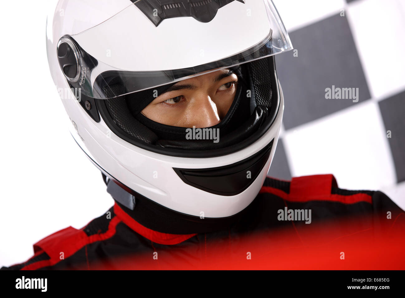 Young race car driver Stock Photo - Alamy