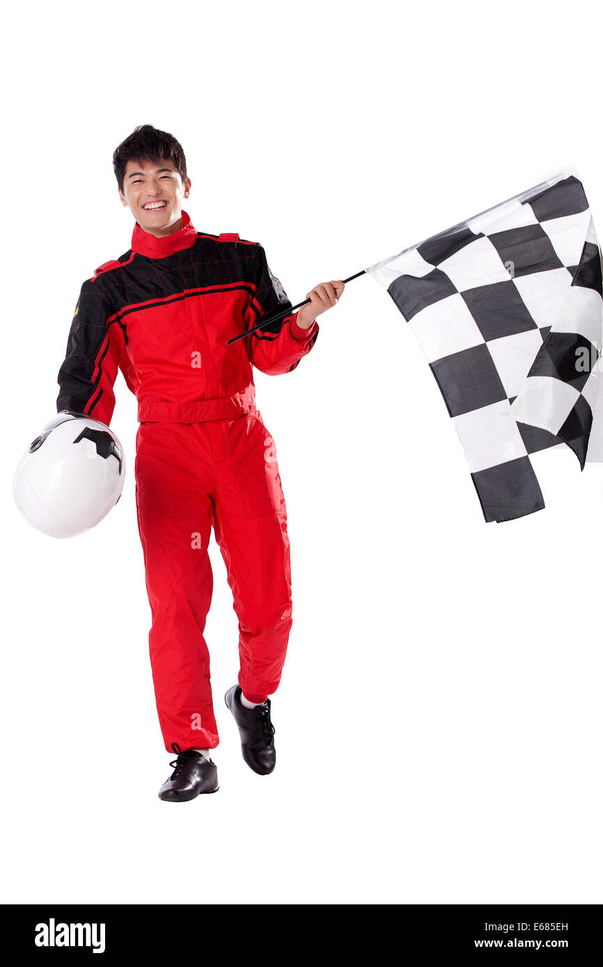 Young race car driver Stock Photo - Alamy