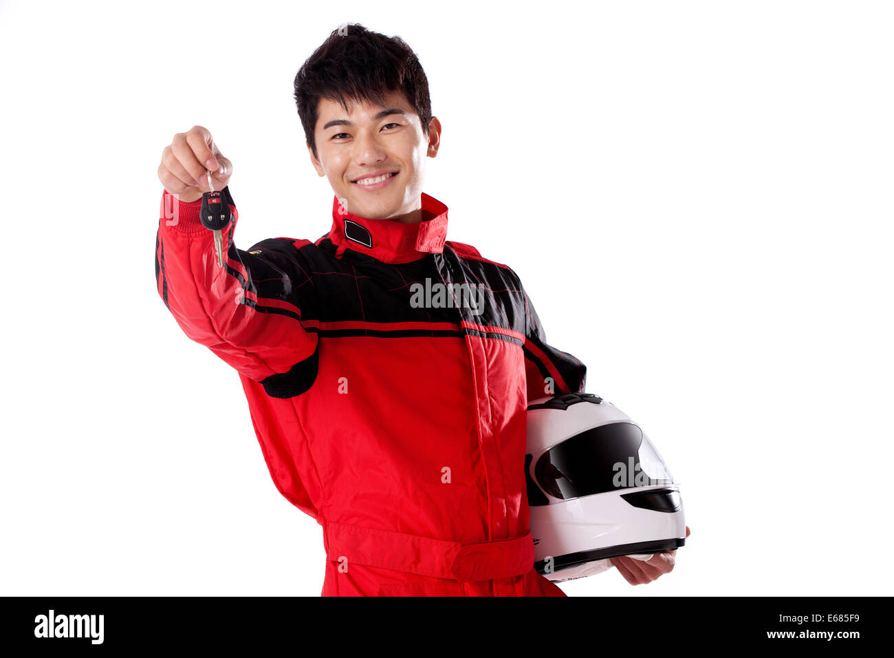 Young race car driver Stock Photo - Alamy
