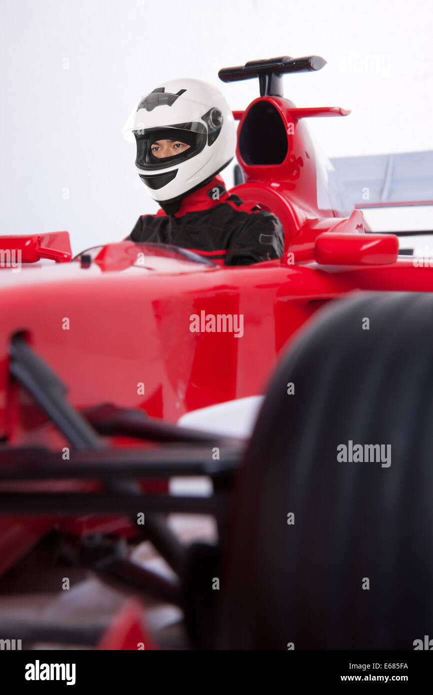 Young race car driver Stock Photo - Alamy