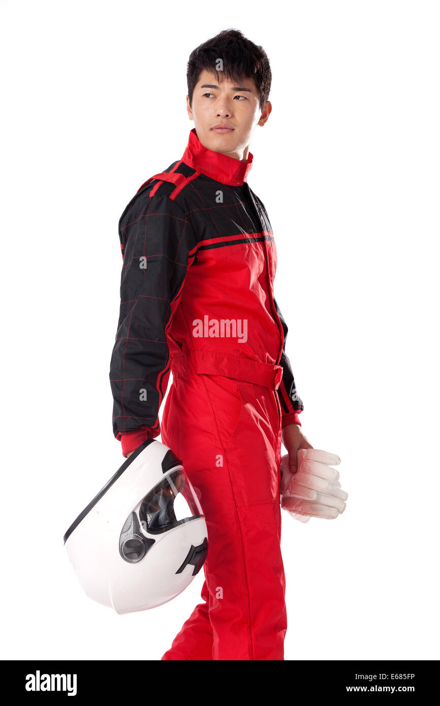 Young race car driver Stock Photo - Alamy