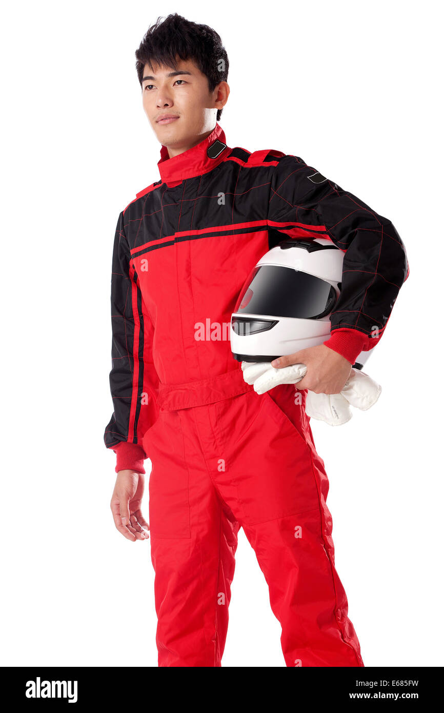 Young race car driver Stock Photo - Alamy