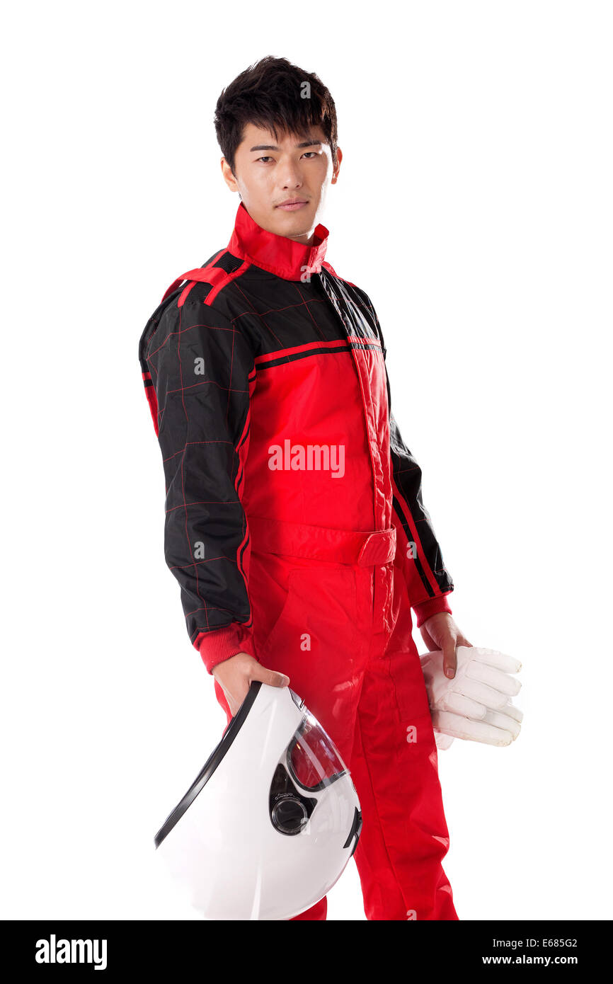 Young race car driver Stock Photo - Alamy