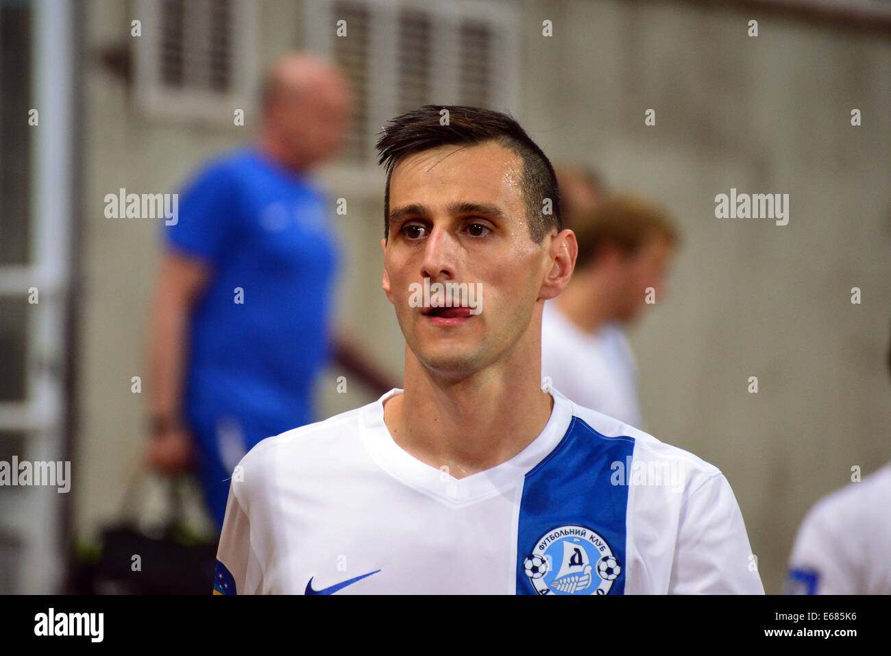 Nikola Kalinic during the match between Metalurg and Dnipro at Stadium ...