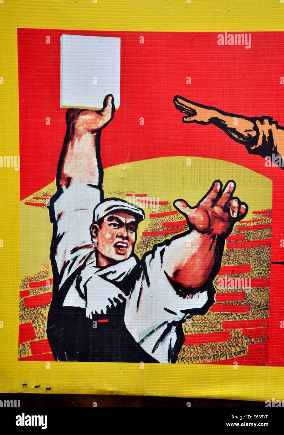 Chinese propaganda poster workers hi-res stock photography and images ...