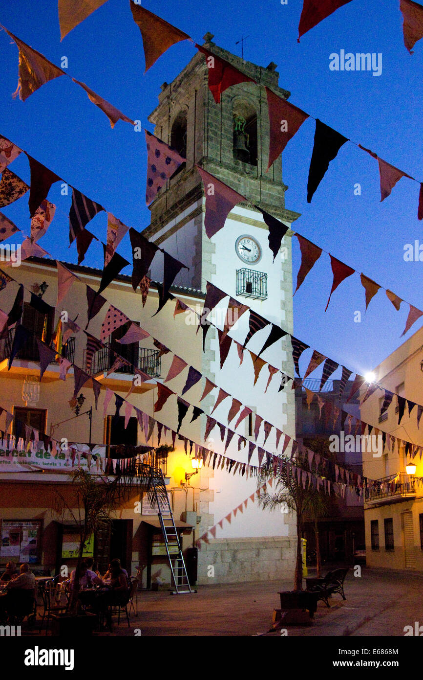 Centre of Orba, Spain Stock Photo - Alamy