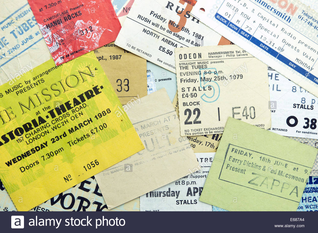Pop Concert Eighties High Resolution Stock Photography and Images - Alamy