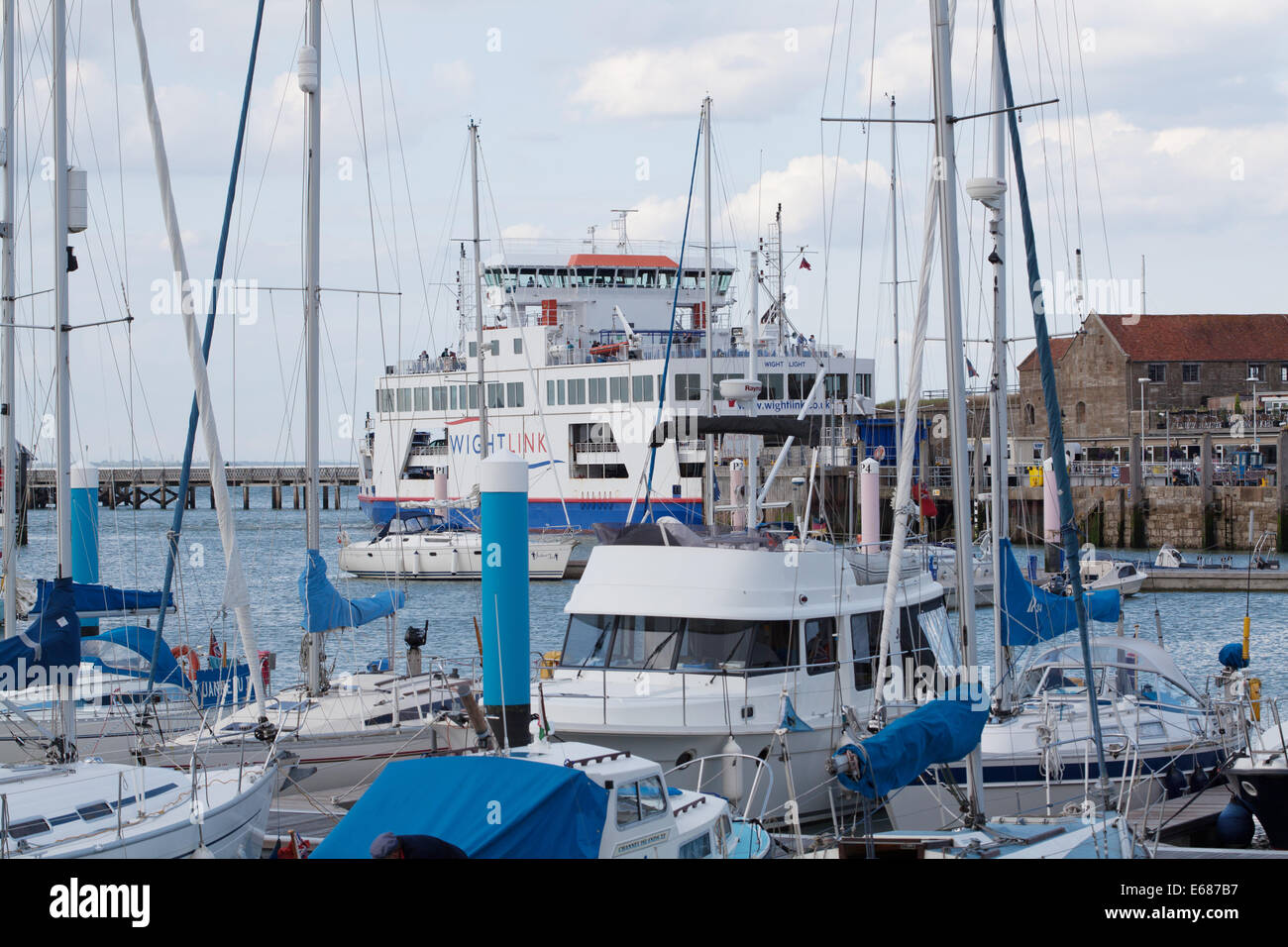Lymington To Yarmouth Stock Photos & Lymington To Yarmouth Stock Images ...