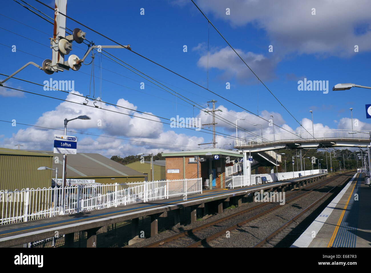 loftus railway station in southern sydney is on the eastern suburbs and ...