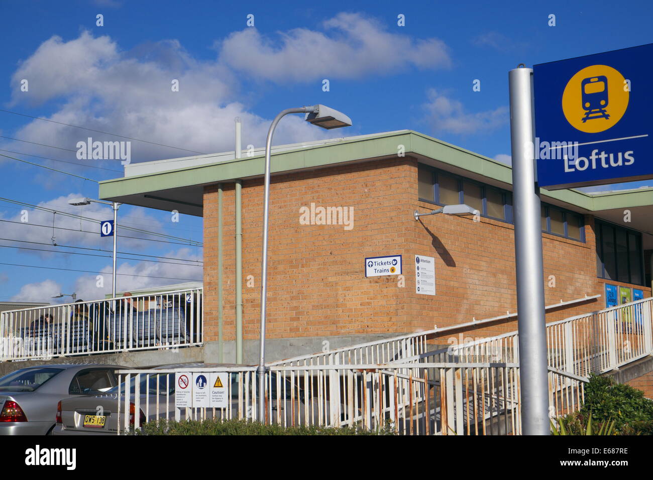 loftus railway station in southern sydney is on the eastern suburbs and ...