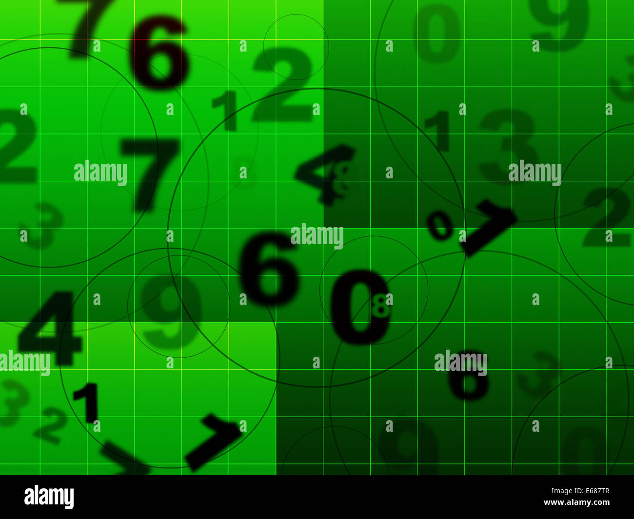 Numeric grid hi-res stock photography and images - Alamy