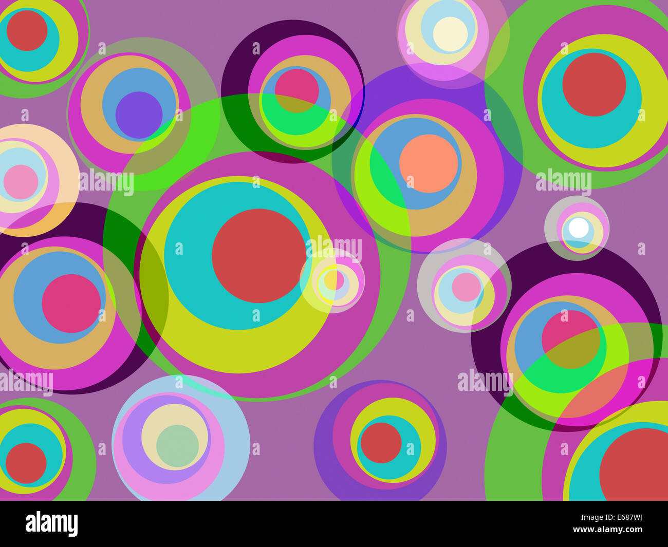 Color Circles Showing Background Backdrop And Colour Stock Photo - Alamy