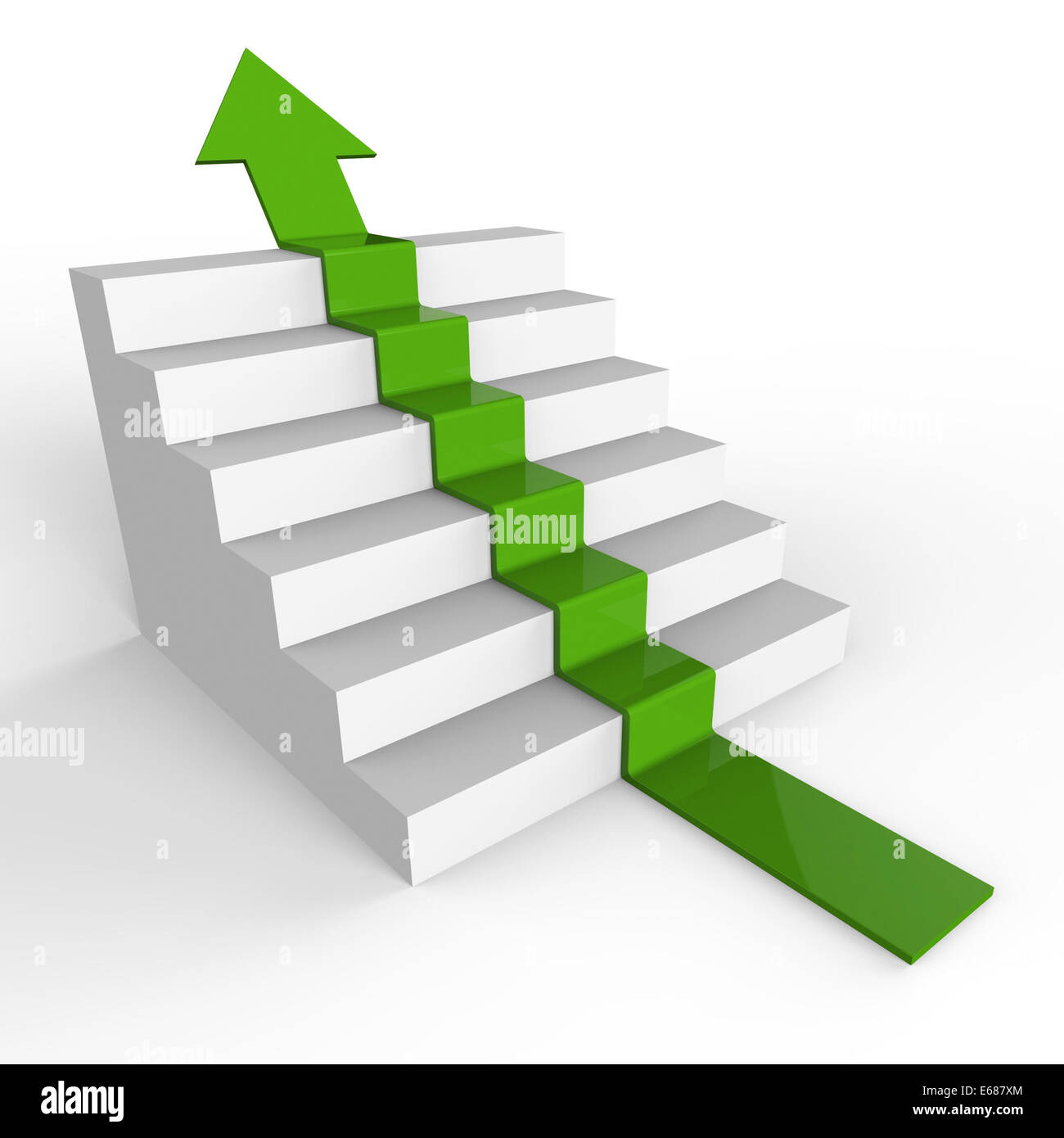 Growth Stairs Representing Rising Increase And Successful Stock Photo ...
