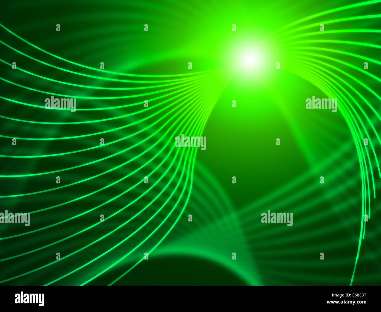 Glow Swirl Showing Hi Tech And Glowing Stock Photo - Alamy