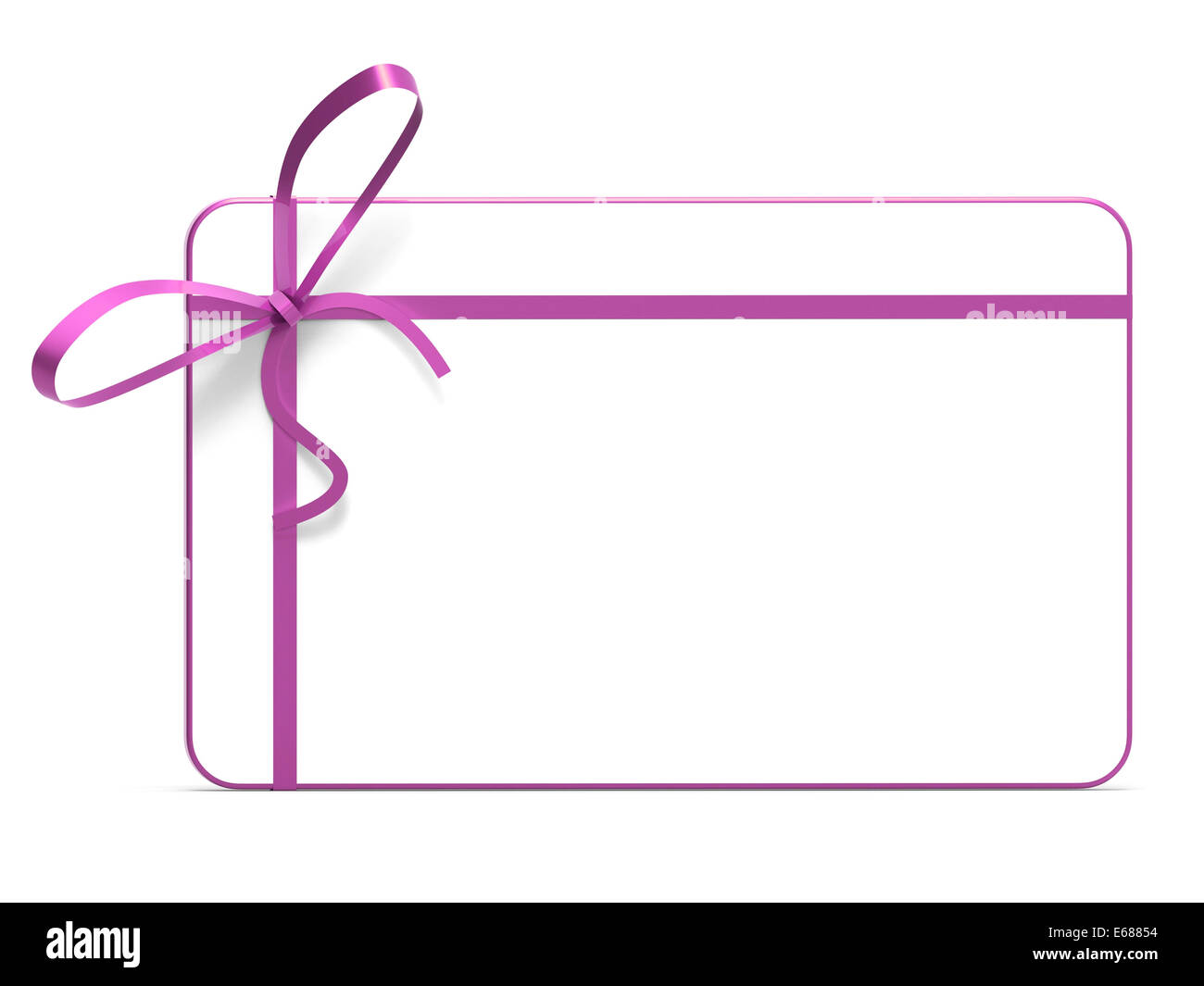Gift Tag Meaning Greeting Card And Bow Stock Photo - Alamy