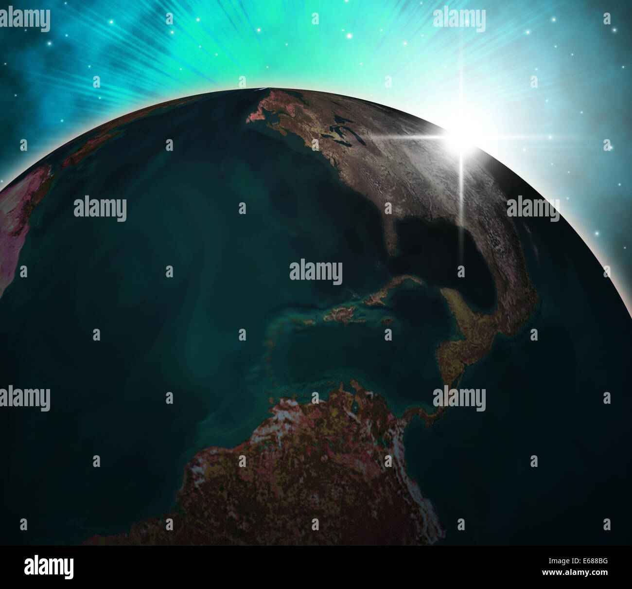 Planets Global Indicating Solar System And Globally Stock Photo - Alamy