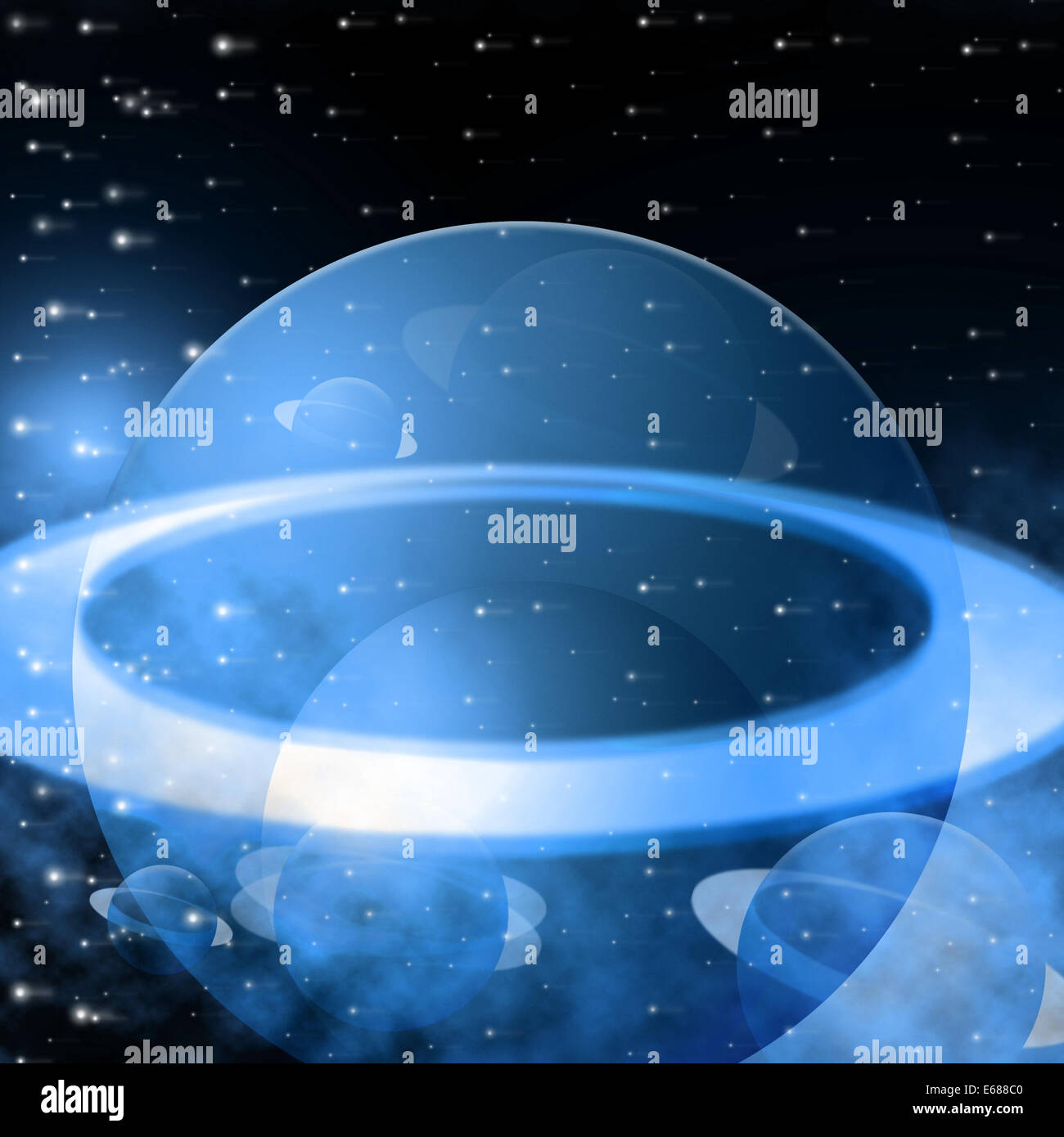 Background Blue Meaning Deep Space And Cosmos Stock Photo - Alamy