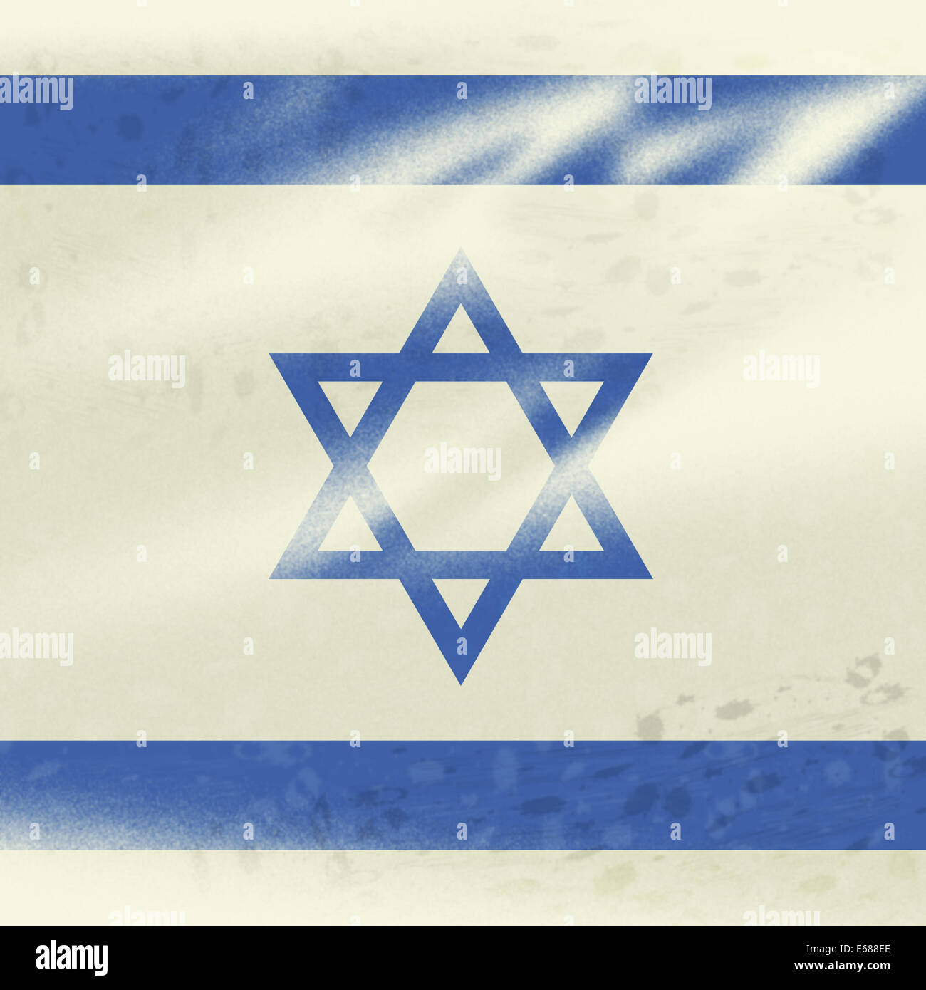 Israel Flag Showing Middle East And Jewish Stock Photo - Alamy