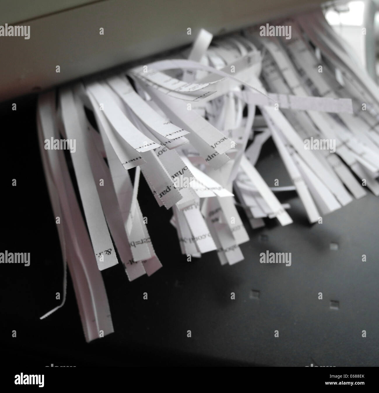 Shredded documents paper papers personal security Stock Photo - Alamy