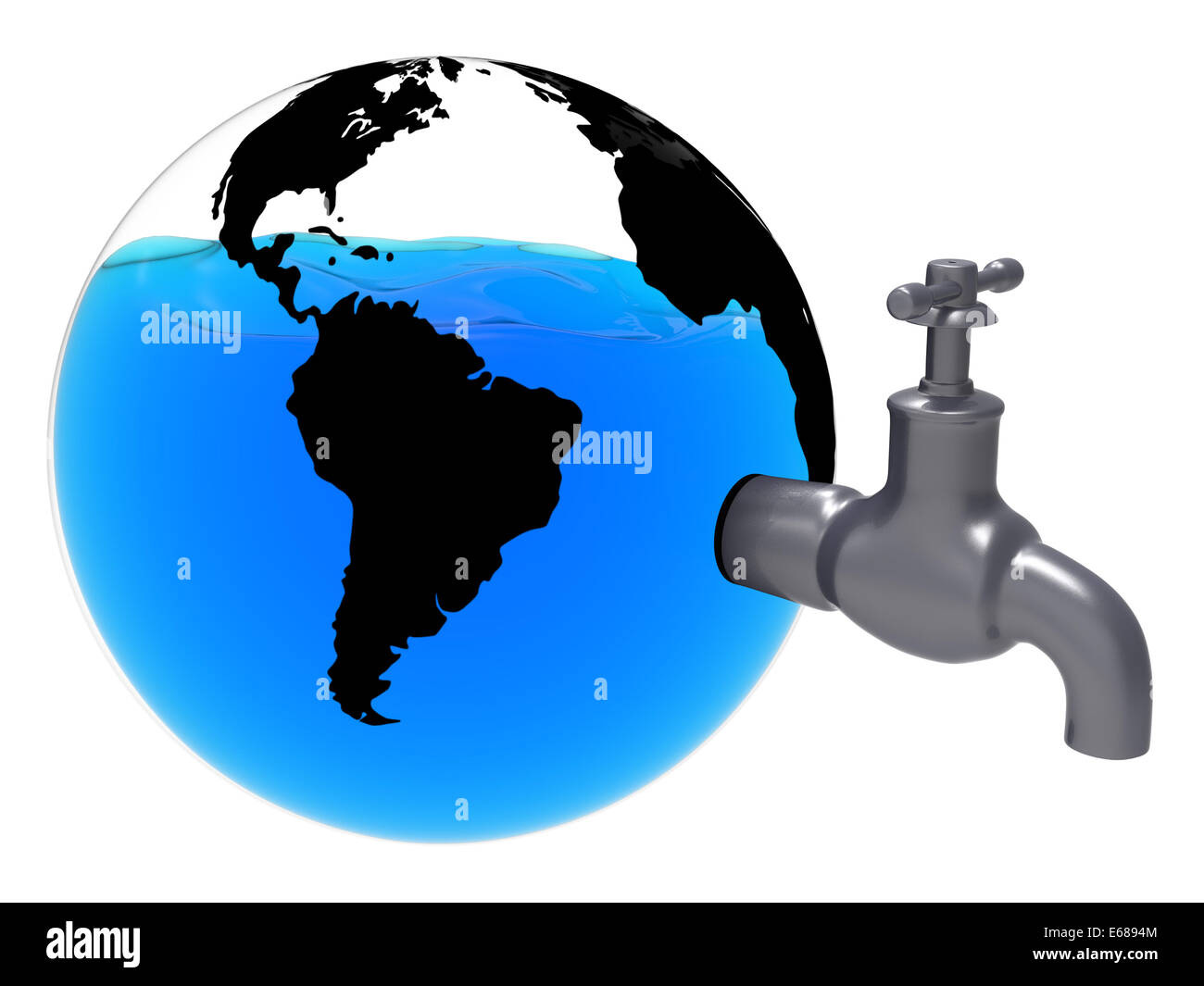 World Conservation Showing Go Green And Globalisation Stock Photo - Alamy