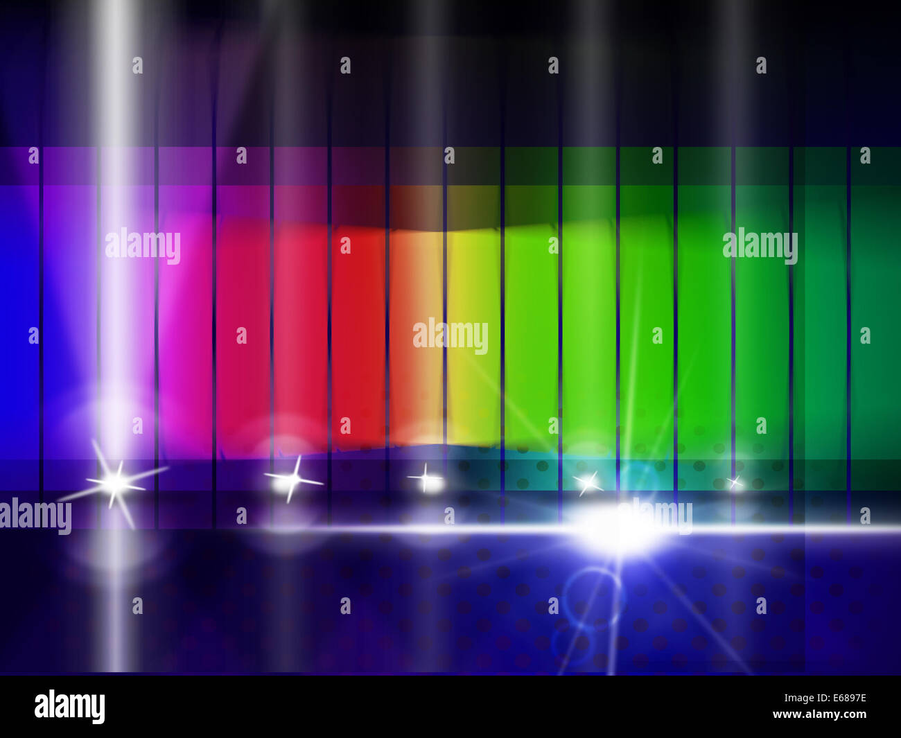 Glow Color Meaning Colour Splash And Glowing Stock Photo - Alamy