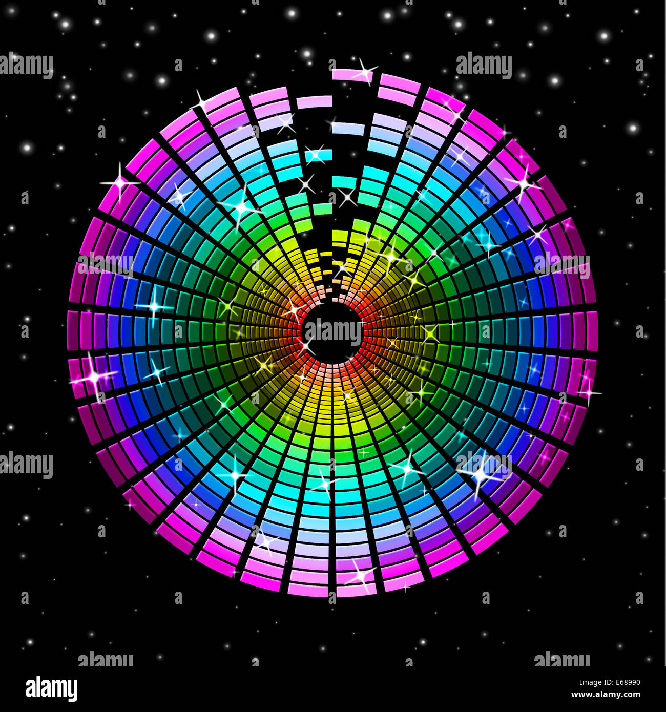 Cd Space Showing Compact Disc And Music Stock Photo - Alamy