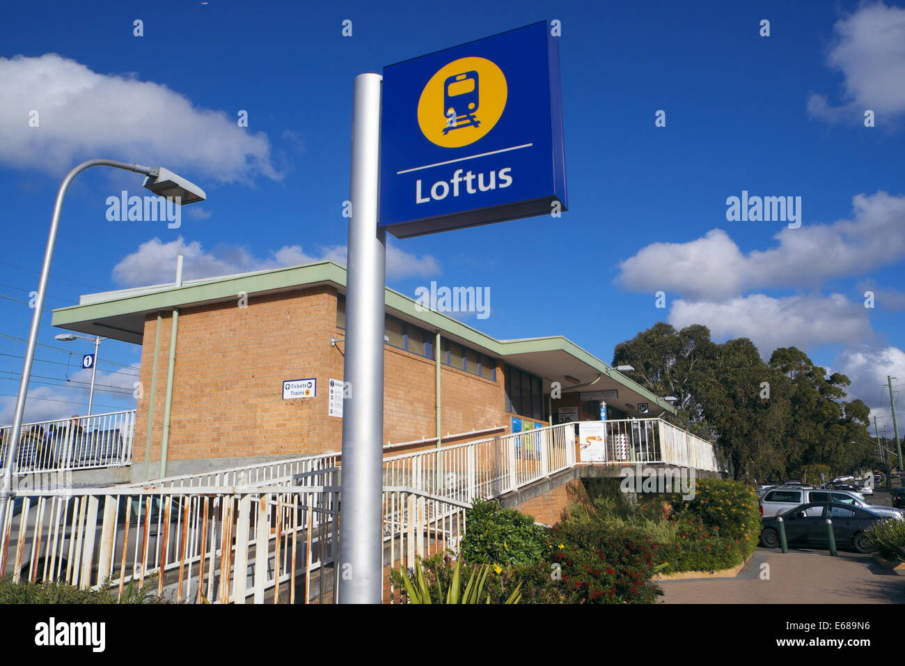loftus railway station in southern sydney is on the eastern suburbs and ...