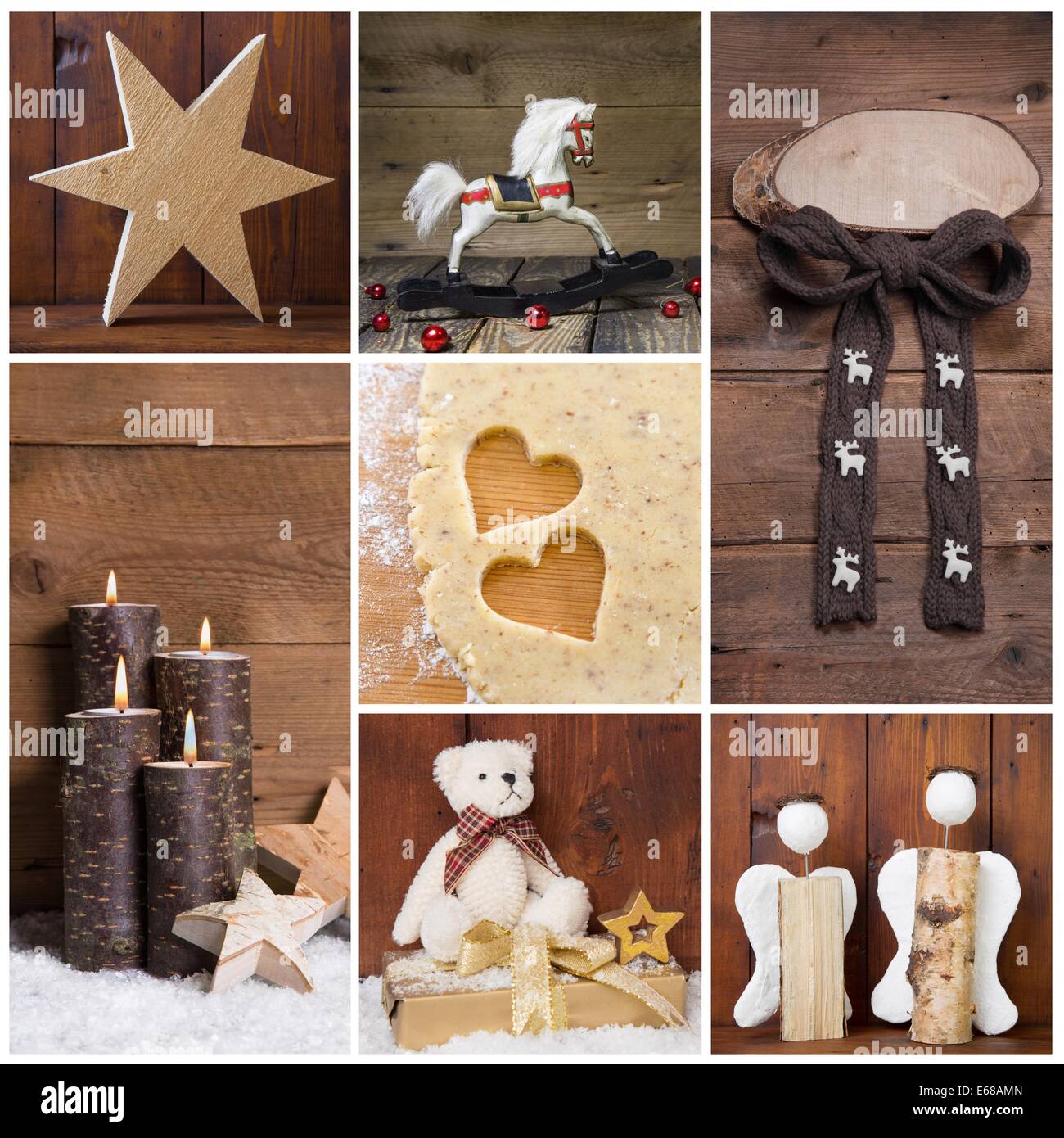 Collage natural objects hi-res stock photography and images - Alamy