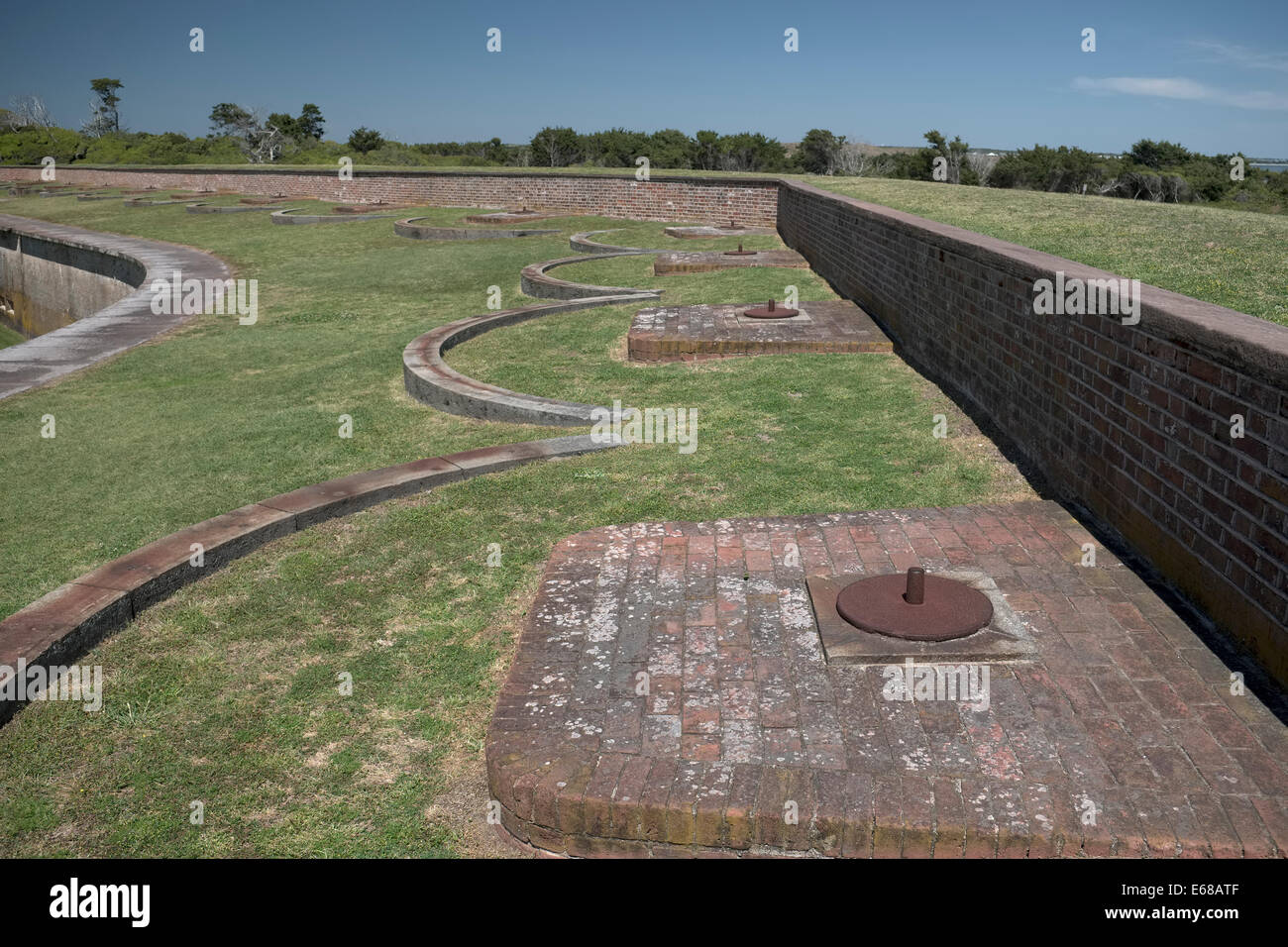 Fort Macon State Park. Atlantic Beach, North Carolina Stock Photo - Alamy
