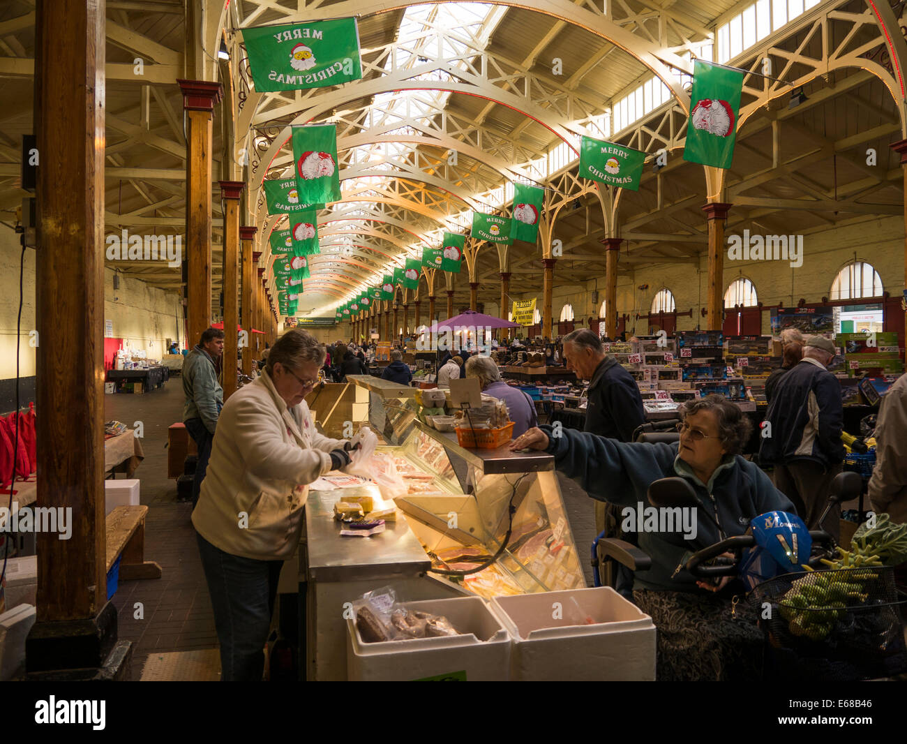 Barnstable Pannier Market, North Devon Stock Photo - Alamy