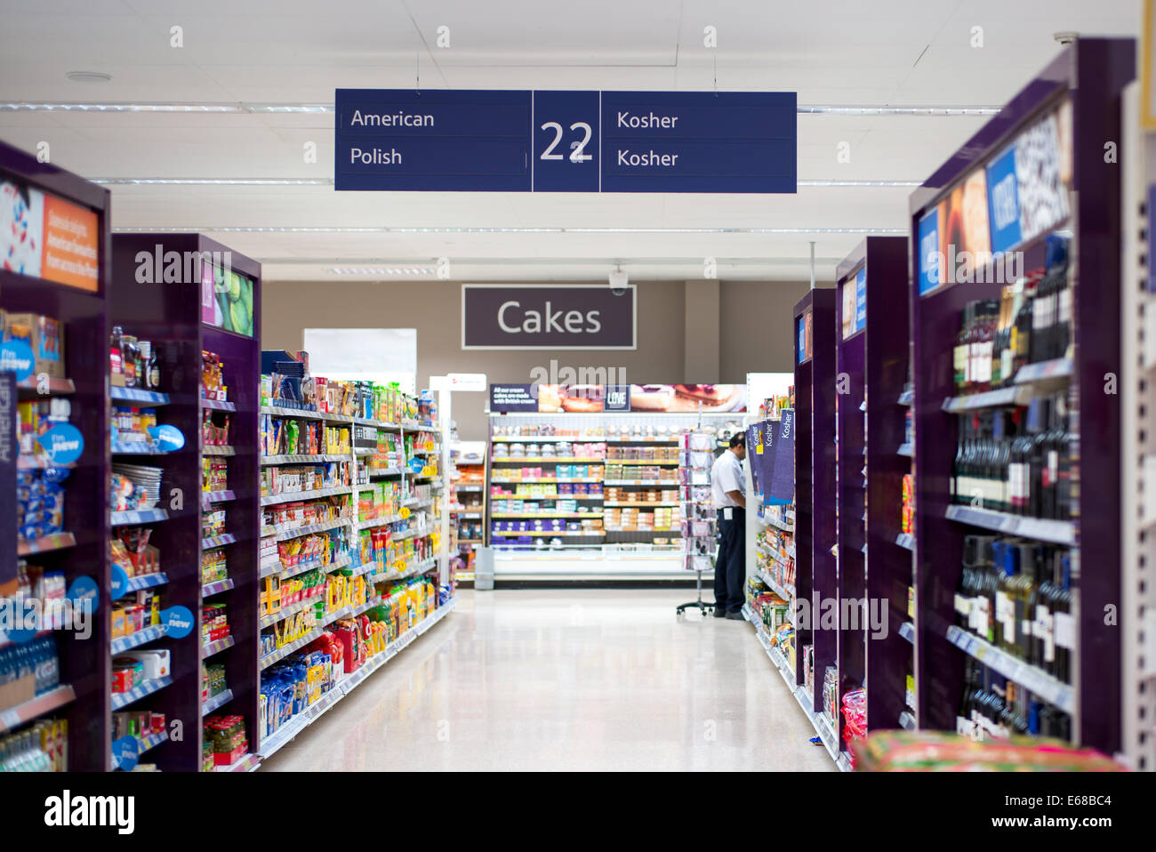 Kosher food section Stock Photo - Alamy