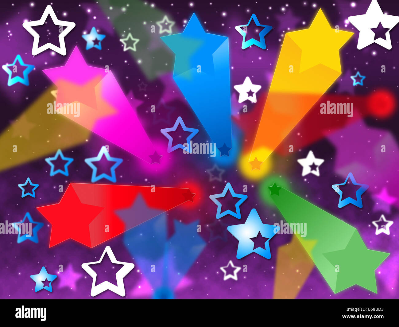 Colorful Star Wallpaper Designs