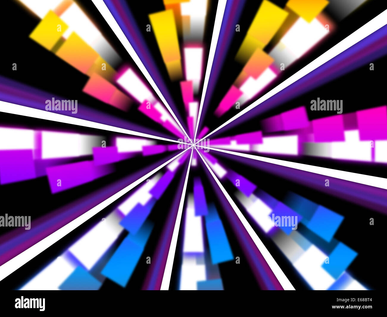 Wheel Background Meaning Chromatic Segments And Beams Stock Photo - Alamy
