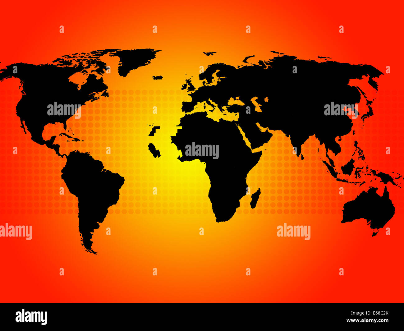 Map Europe Continent Showing Countries Cut Out Stock Images & Pictures ...